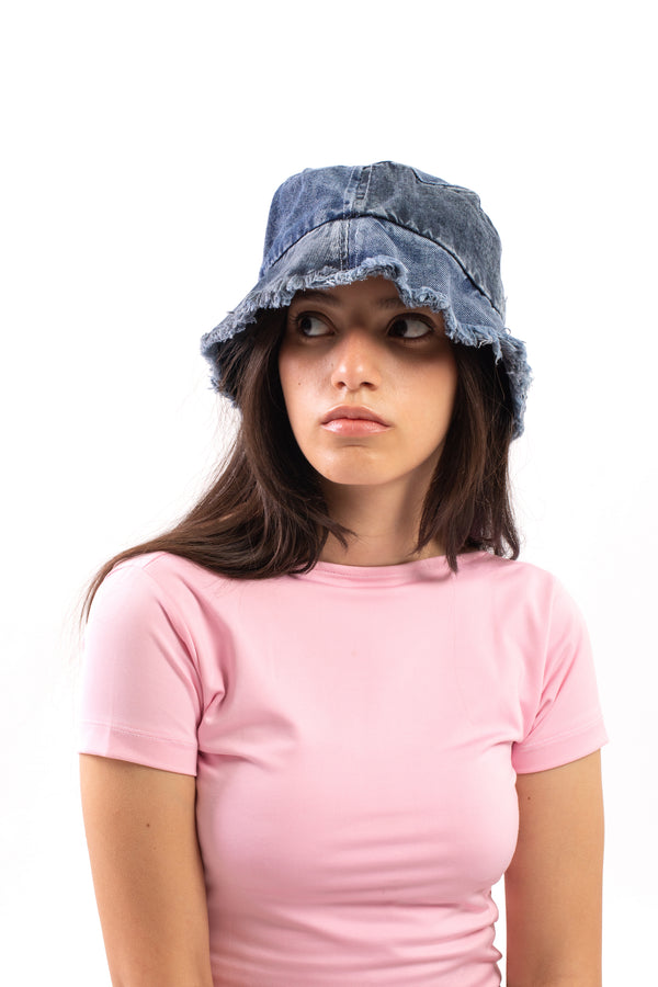 The Half & Half Denim Bucket Hat – SCRL